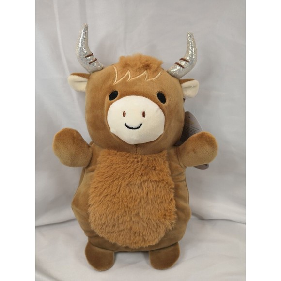 Kellytoy | Toys | Squishmallow Inch Hug Mee Highland Cow Wilfred ...